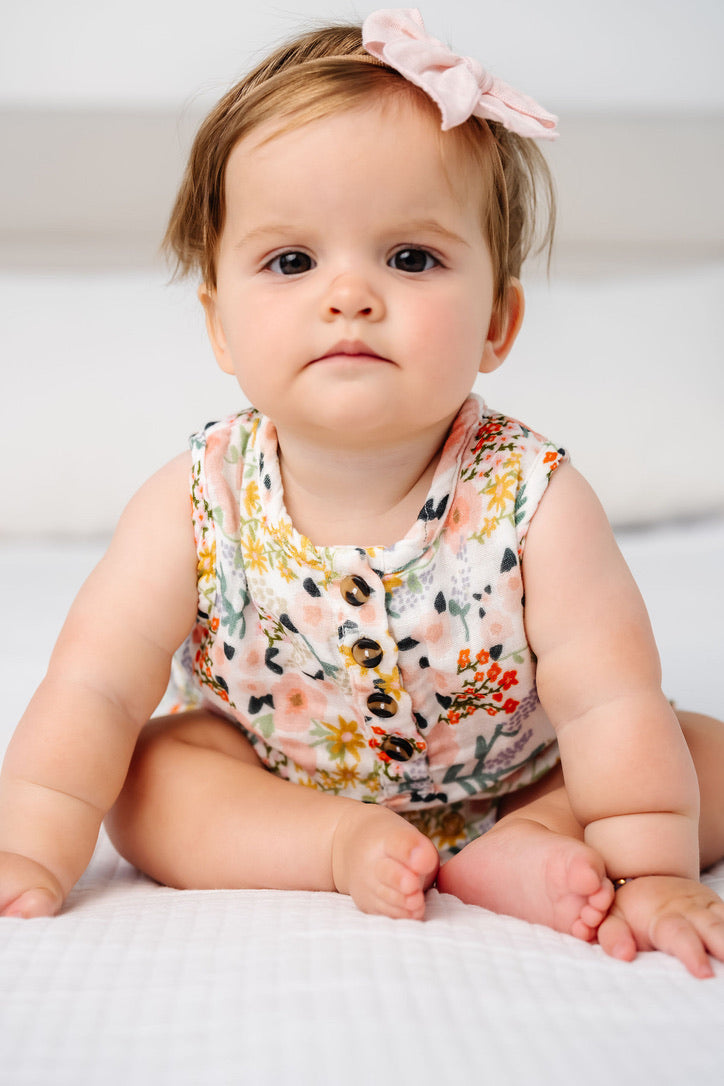 Cloud Muslin™ Bubble Romper - Millie – Lou Lou & Company