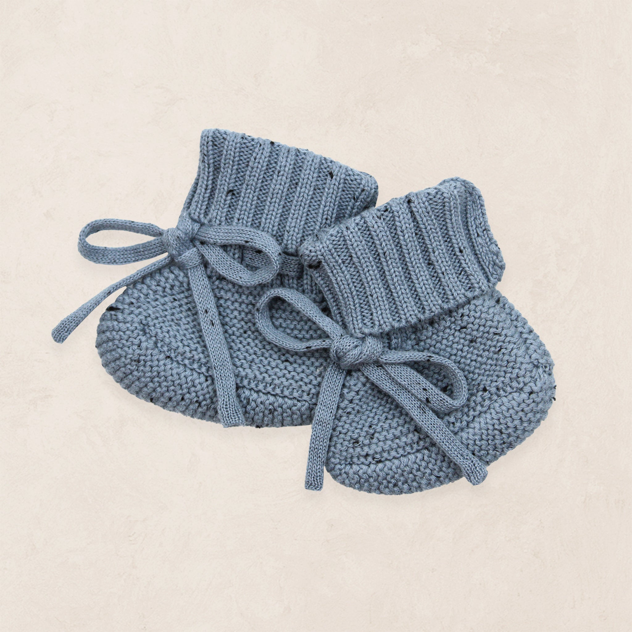 SS26 - Knit Booties - Cadet Speckle