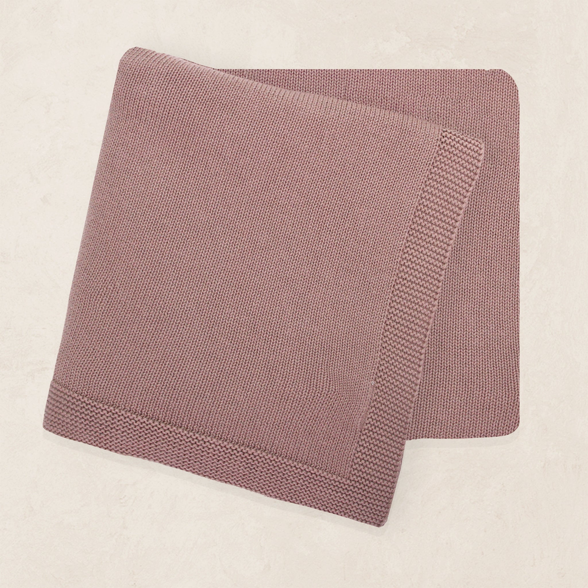 Knit Blanket - Mauve