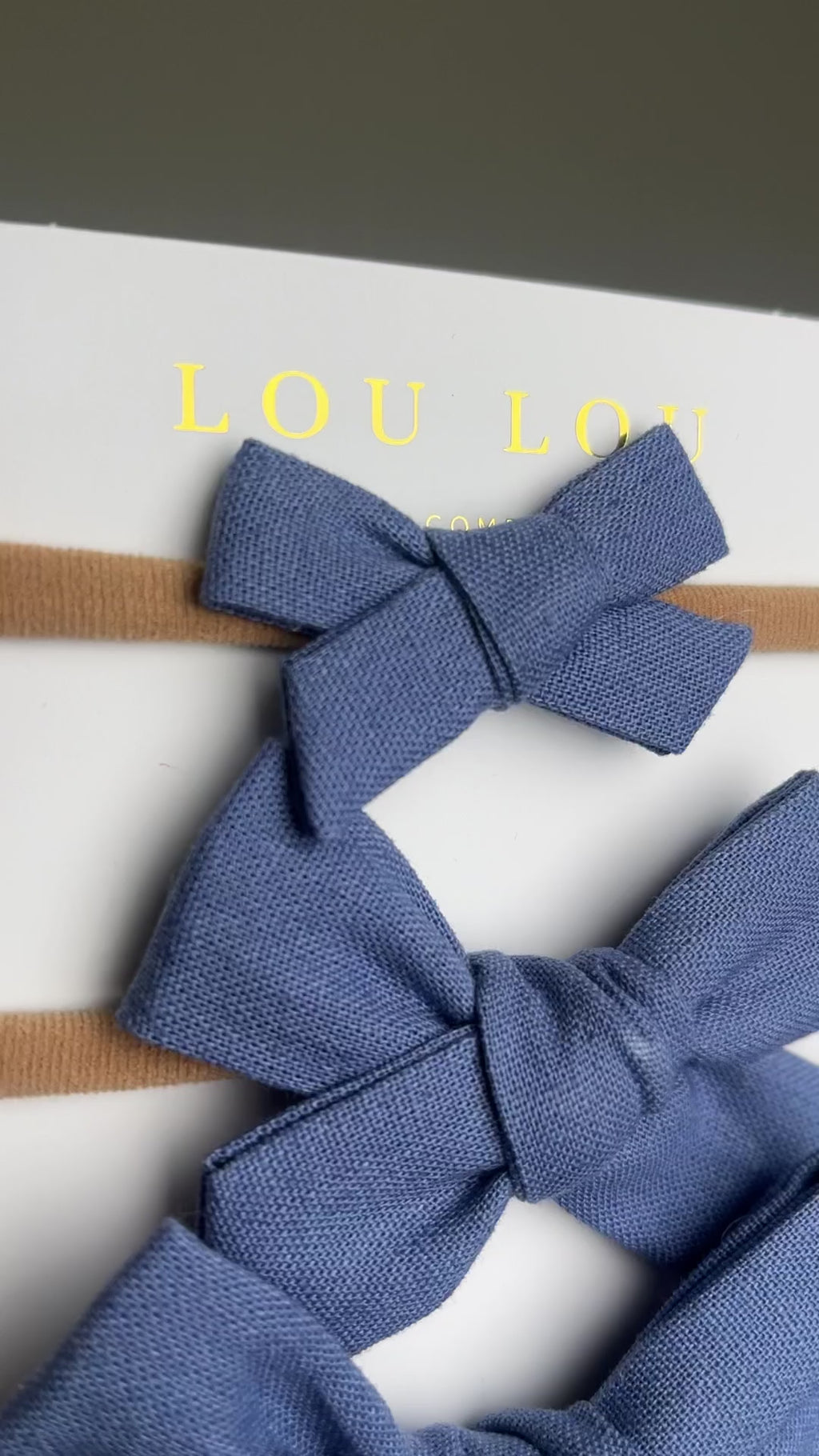 Linen Bow - Cadet Clip – Lou Lou & Company