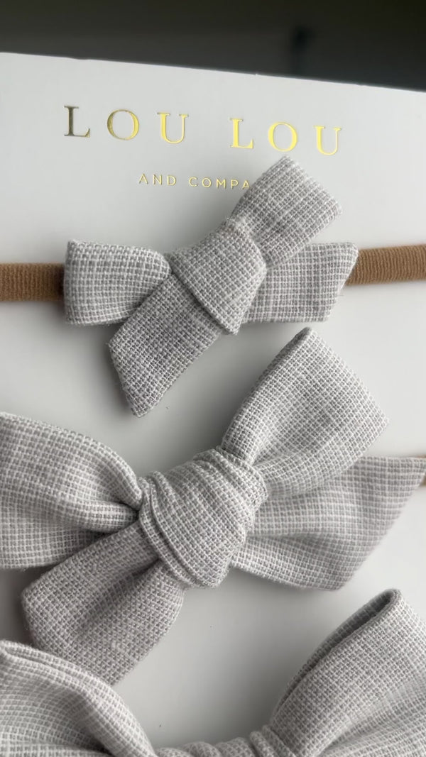 Linen Bows – Lou Lou & Company