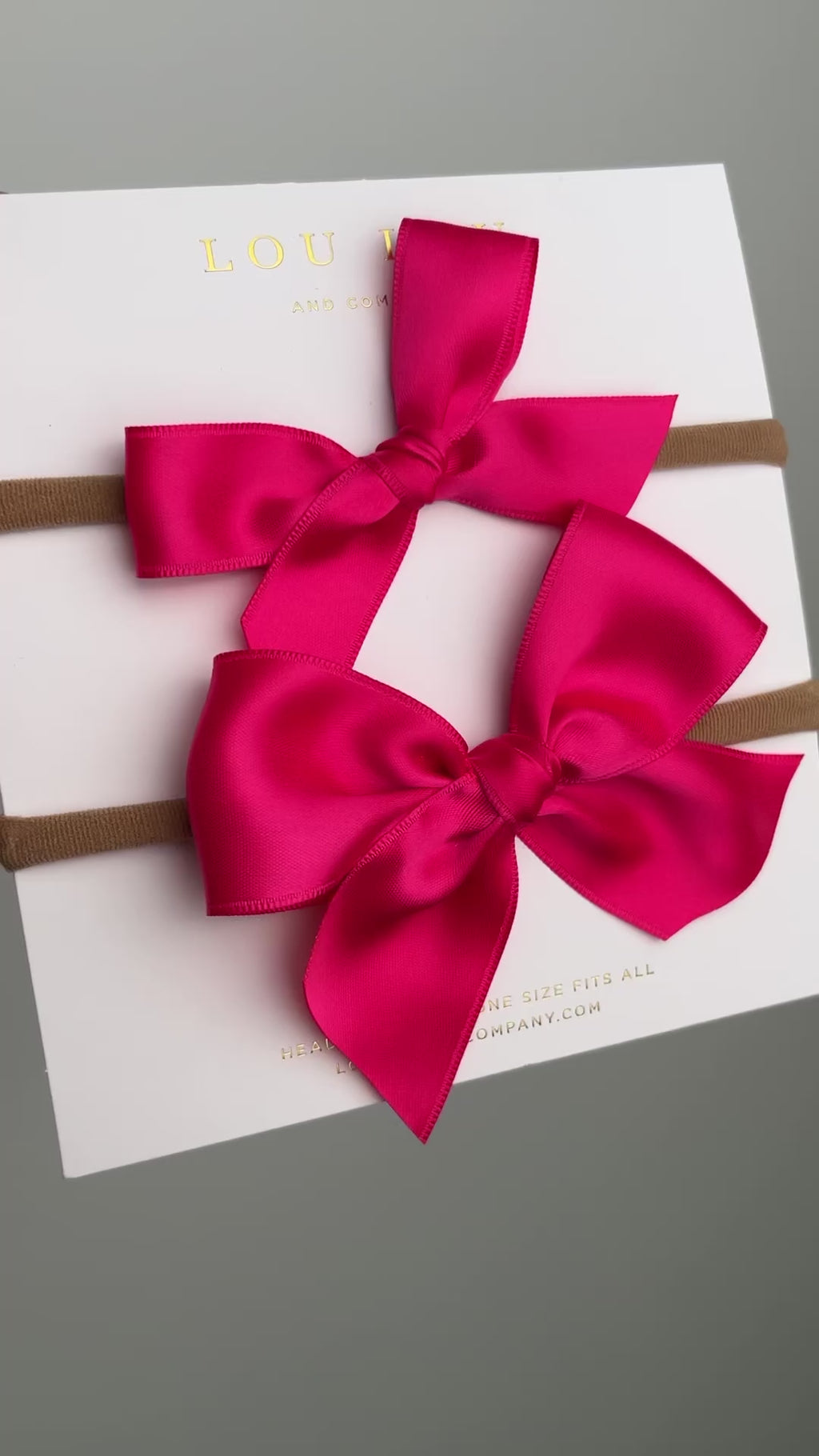 Satin Bow - Barbie Sash Clip – Lou Lou & Company